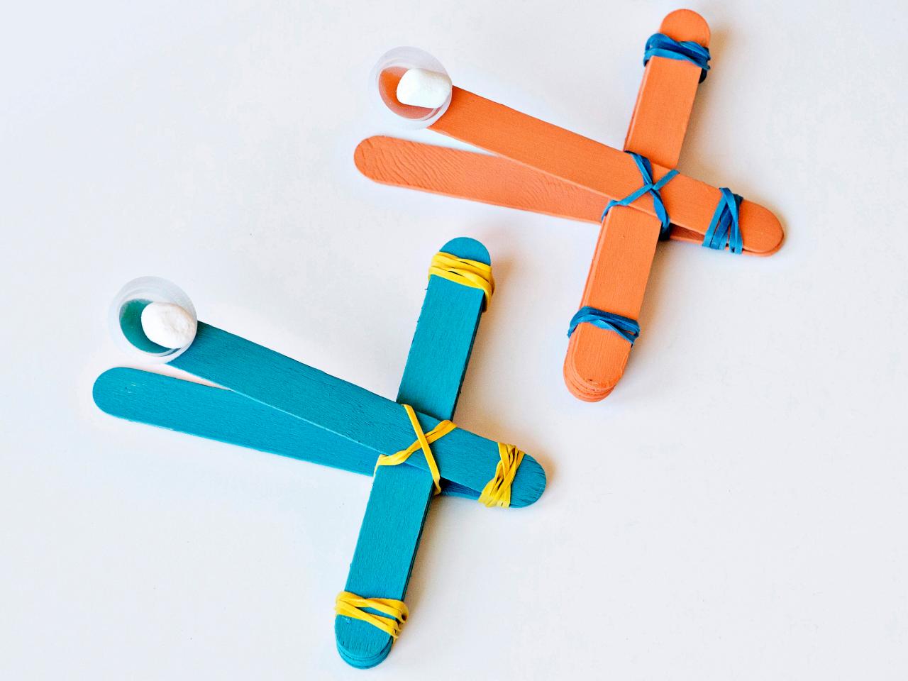 Fabriquer une mini catapulte — LaToileScoute
