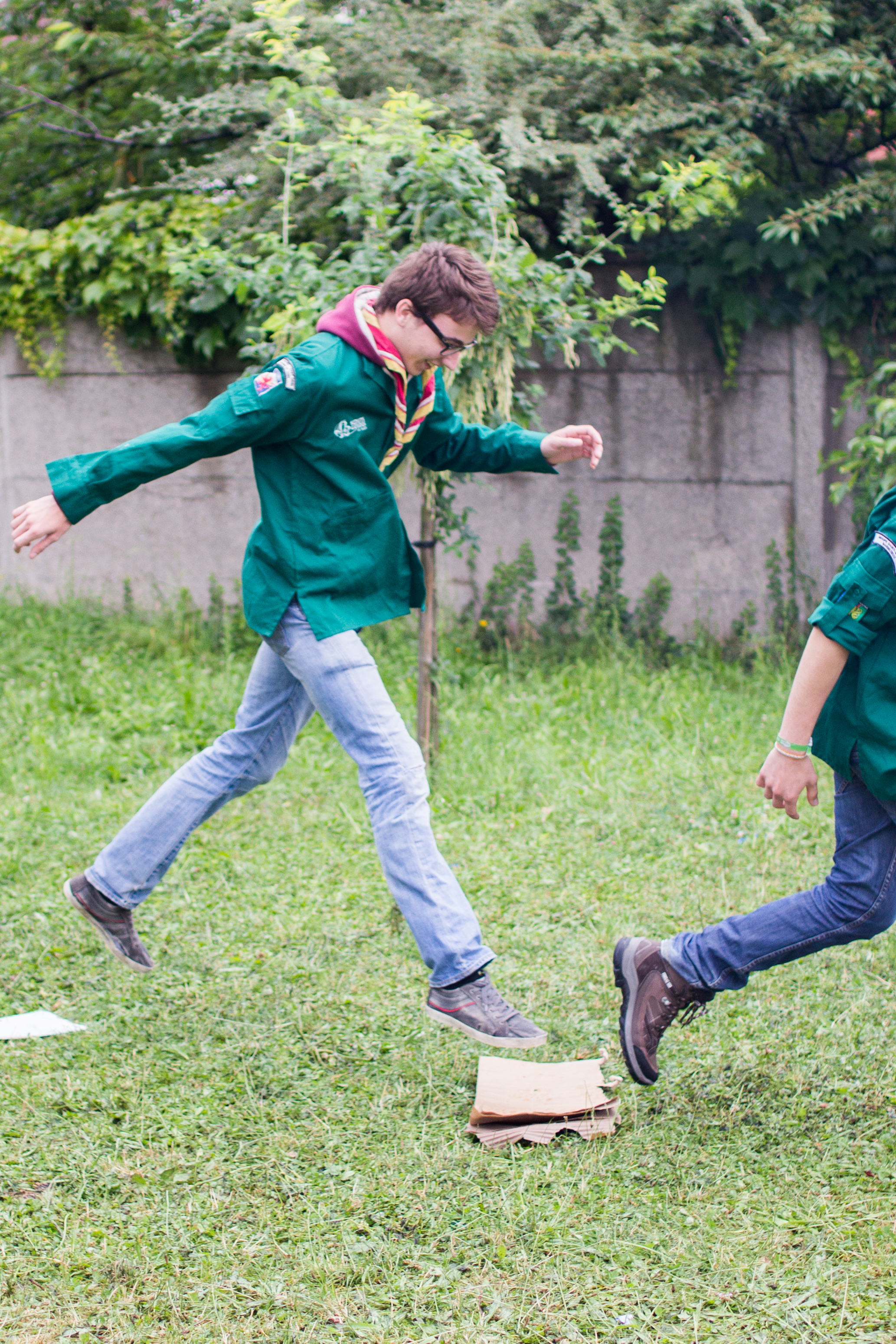 Course en cartons — LaToileScoute