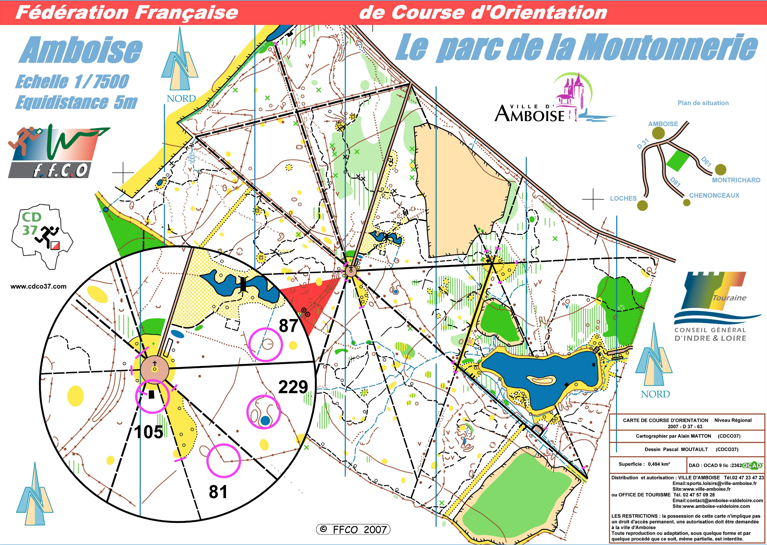Légende des cartes des courses d'orientation — LaToileScoute