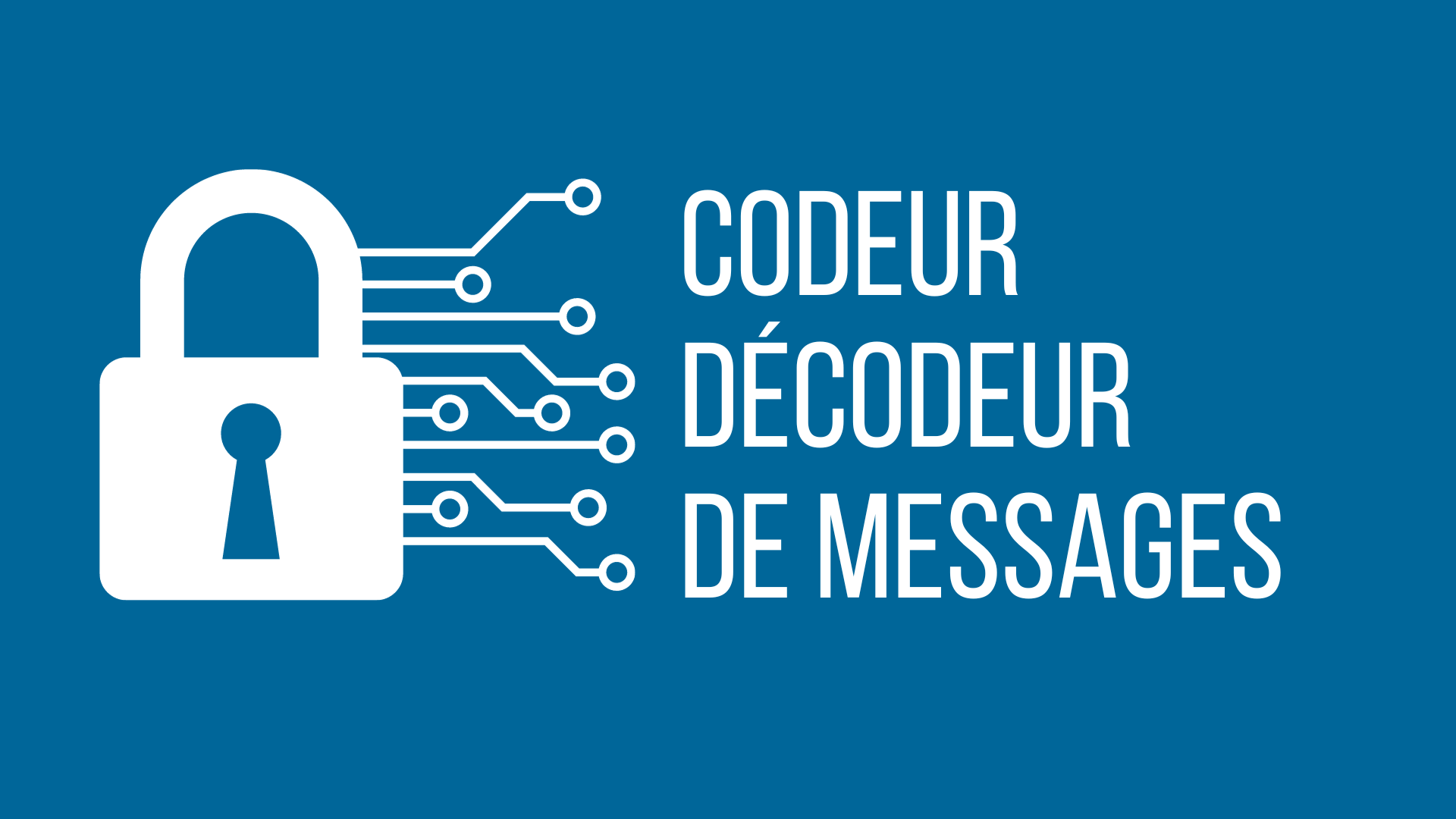 Codeur, décodeur de messages secrêts — LaToileScoute